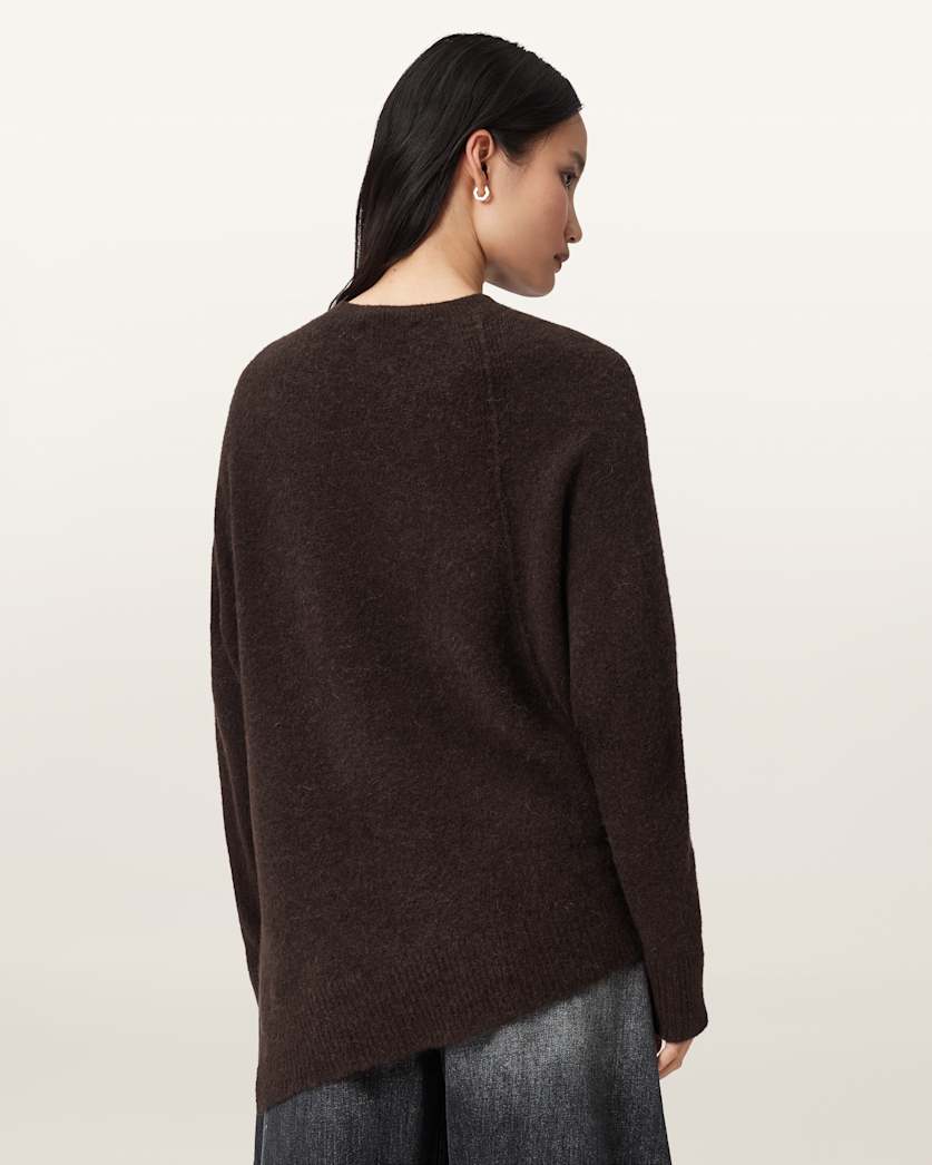 Lock Crew Neck Jumper OXBLOOD RED | ALLSAINTS